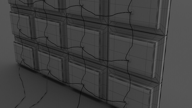 Led Screen Panel Video Wall 3d Model DAE FBX OBJ Display, Tv, Studio ...