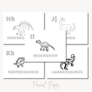A-Z Dinosaur Coloring Pages, Alphabet Dinosaur Coloring Pages ...