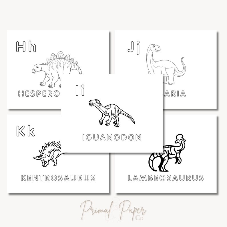 A-Z Dinosaur Coloring Pages, Alphabet Dinosaur Coloring Pages ...