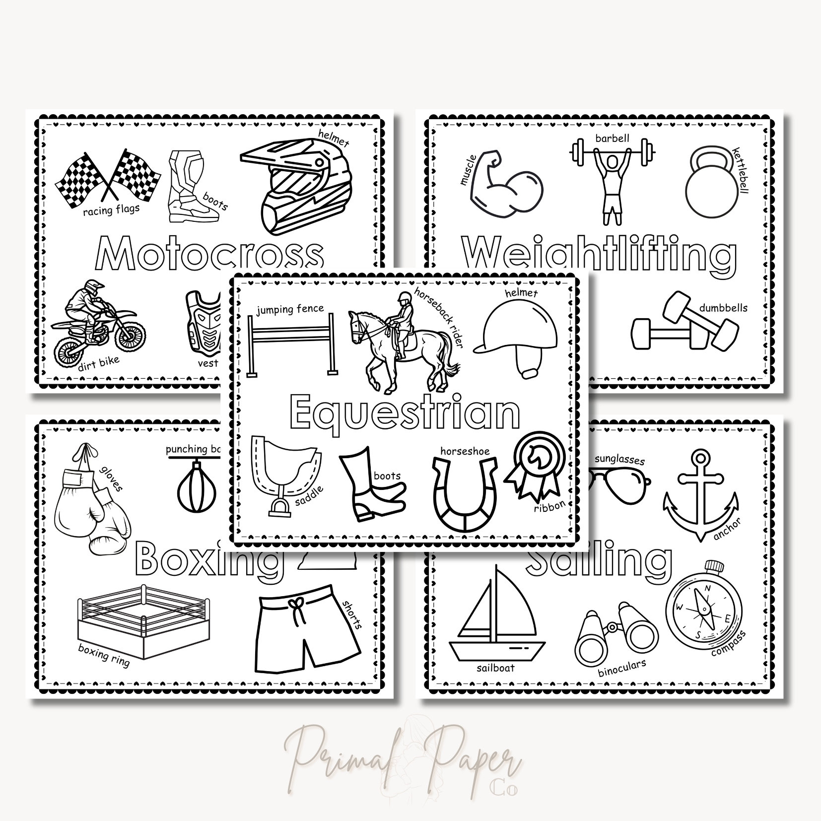 Sports Coloring Pages, Preschool Sports Learning, Preschool Worksheet ...