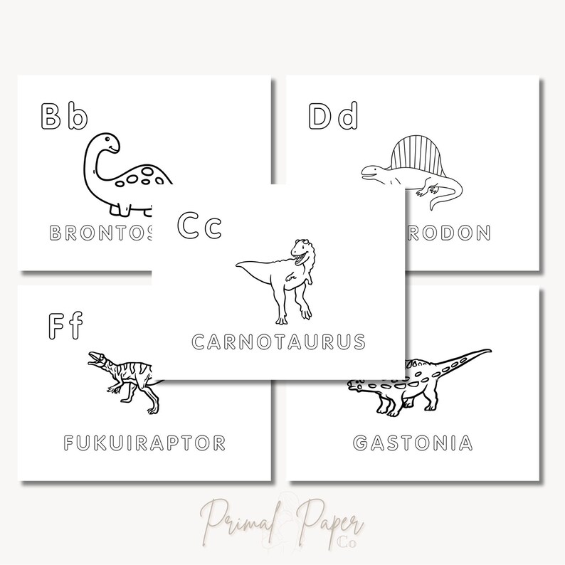 A-Z Dinosaur Coloring Pages, Alphabet Dinosaur Coloring Pages ...