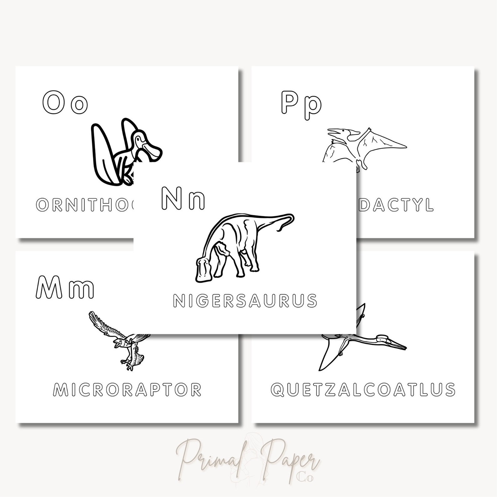 A-Z Dinosaur Coloring Pages, Alphabet Dinosaur Coloring Pages ...