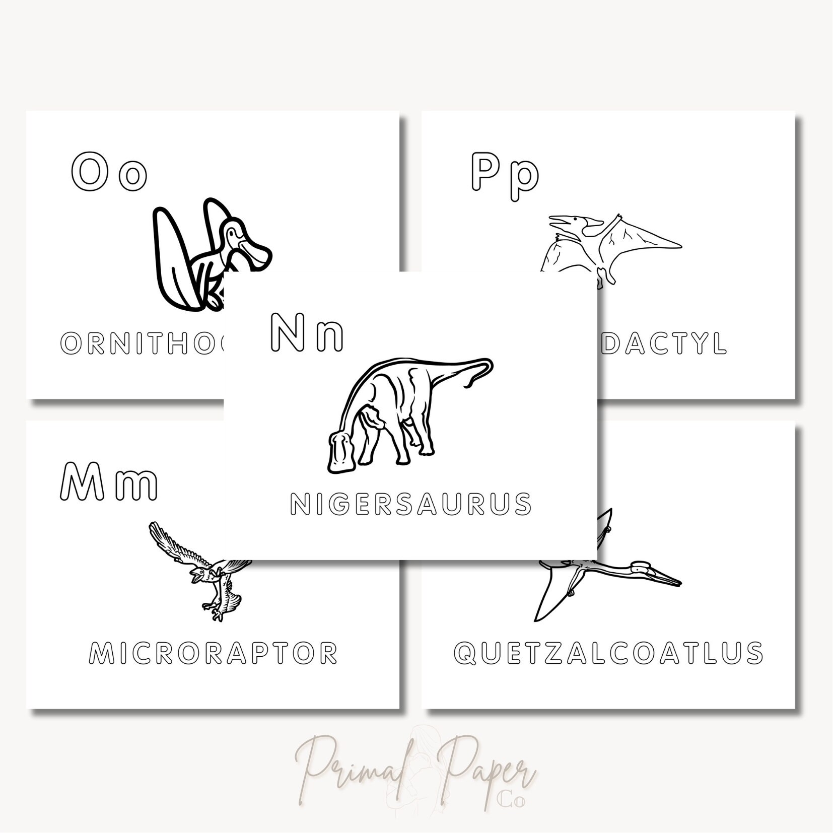 A-Z Dinosaur Coloring Pages, Alphabet Dinosaur Coloring Pages ...