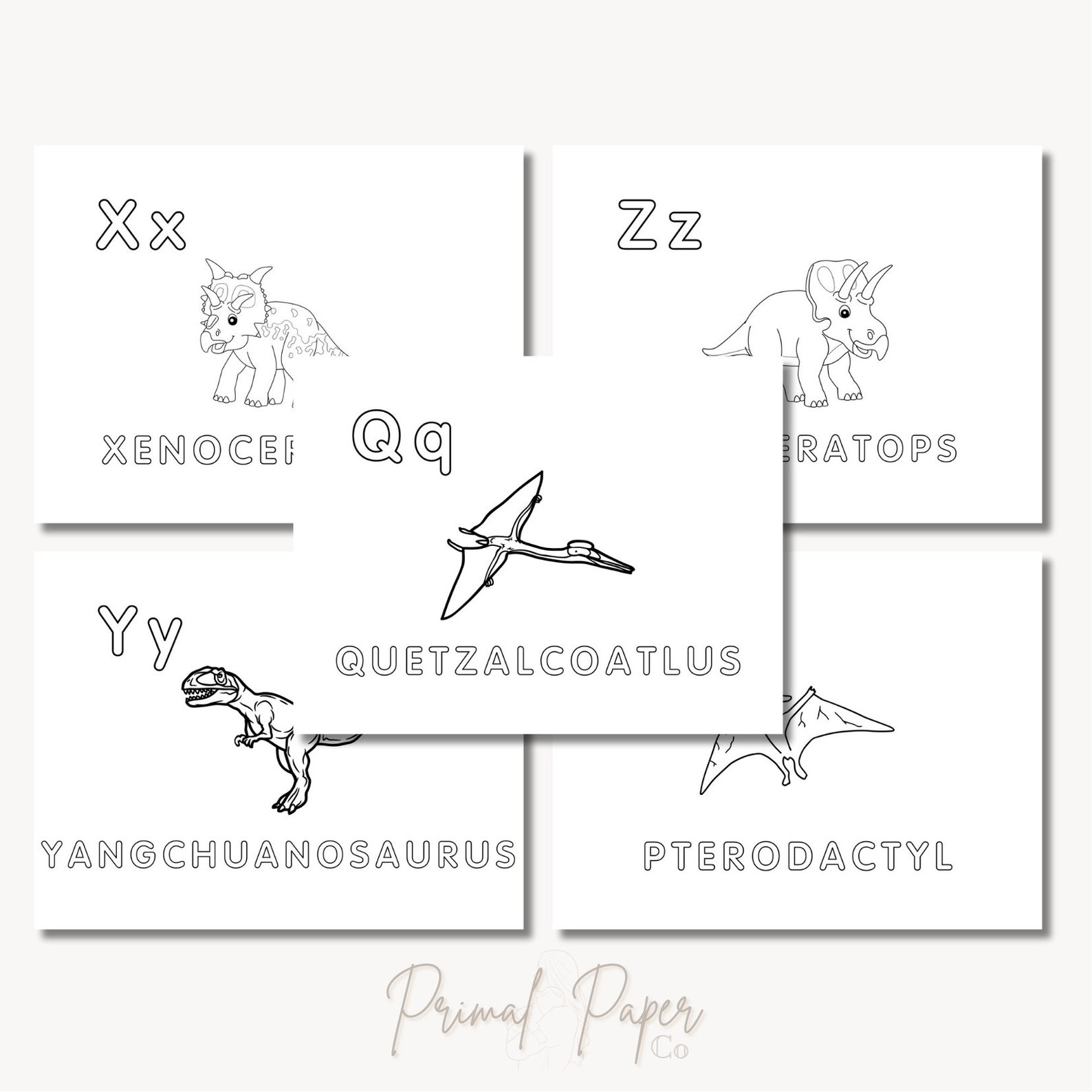 A-Z Dinosaur Coloring Pages, Alphabet Dinosaur Coloring Pages ...