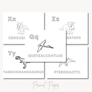 A-Z Dinosaur Coloring Pages, Alphabet Dinosaur Coloring Pages ...