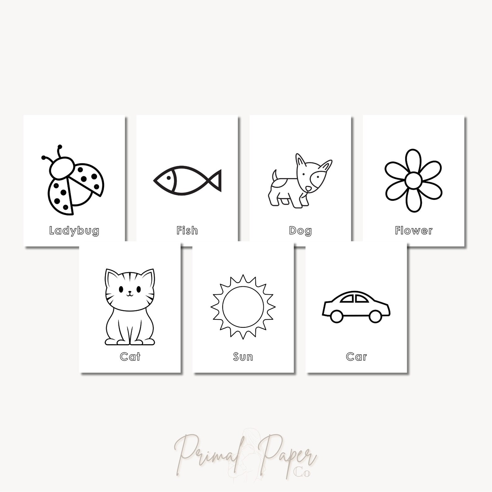 Preschool Coloring Pages, Simple Toddler Coloring Pages, Kids Coloring ...