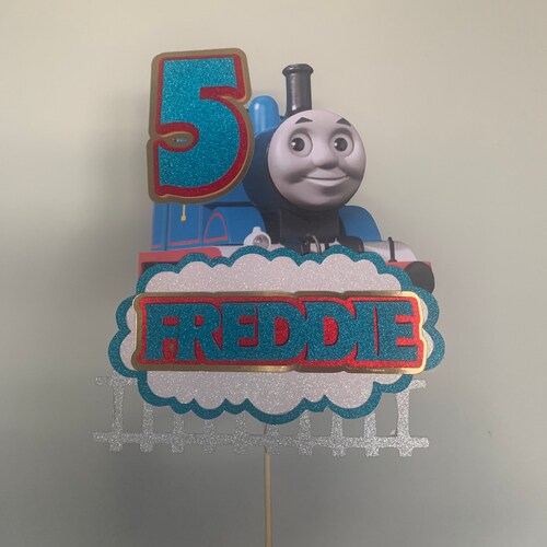 Thomas the Tank Engine Inspired Cake Topper Thomas Cake | Etsy