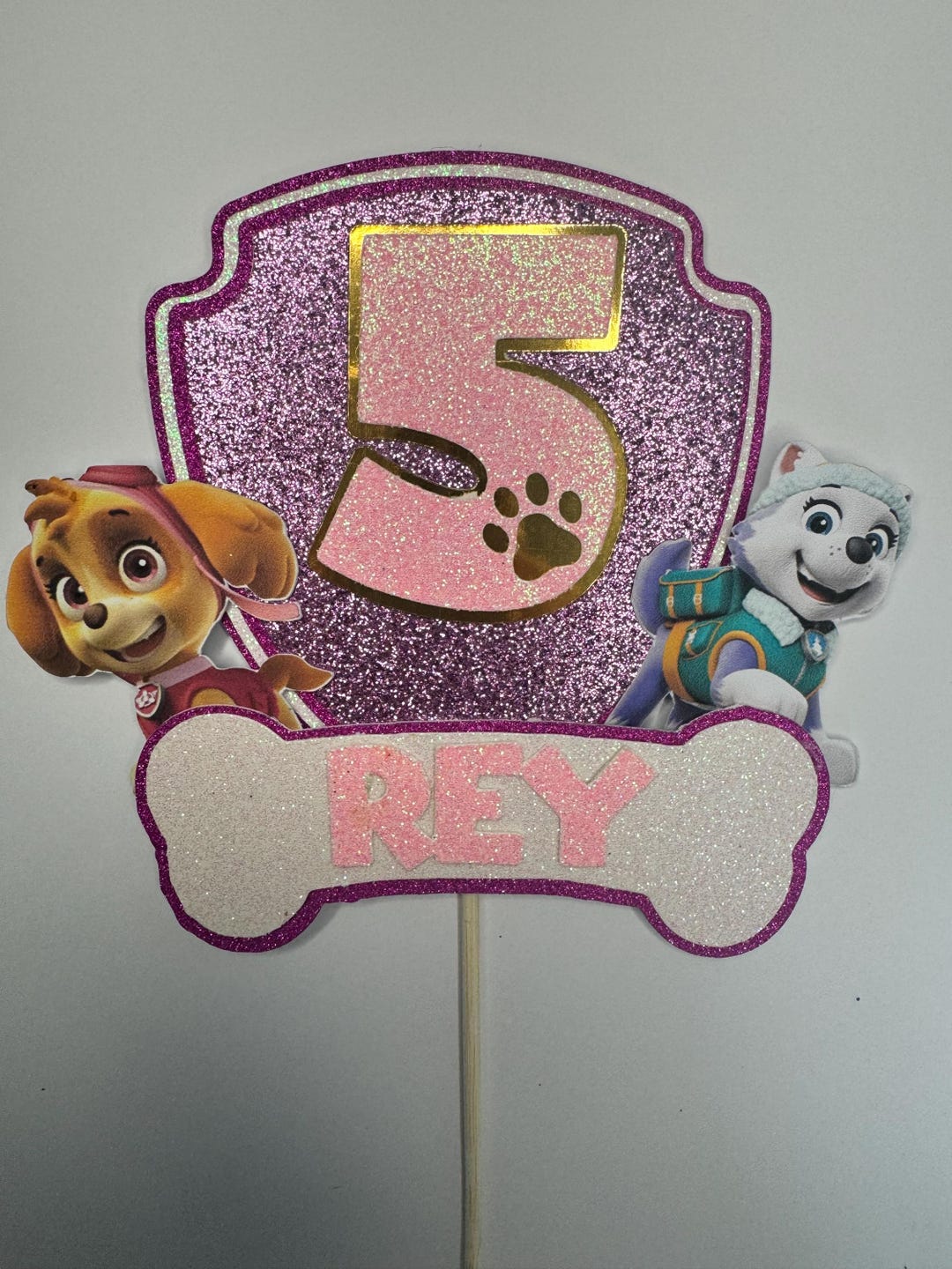 Paw Dog Cake Topper - Etsy