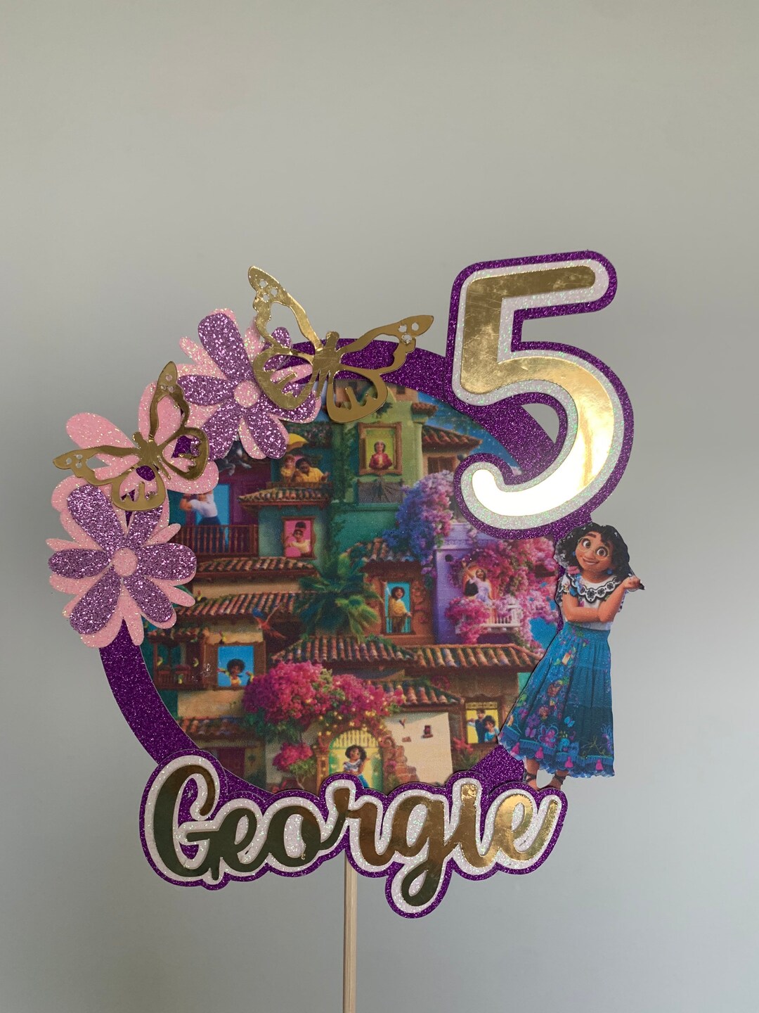 Encanto Inspired Cake Topper With Name and Age - Etsy