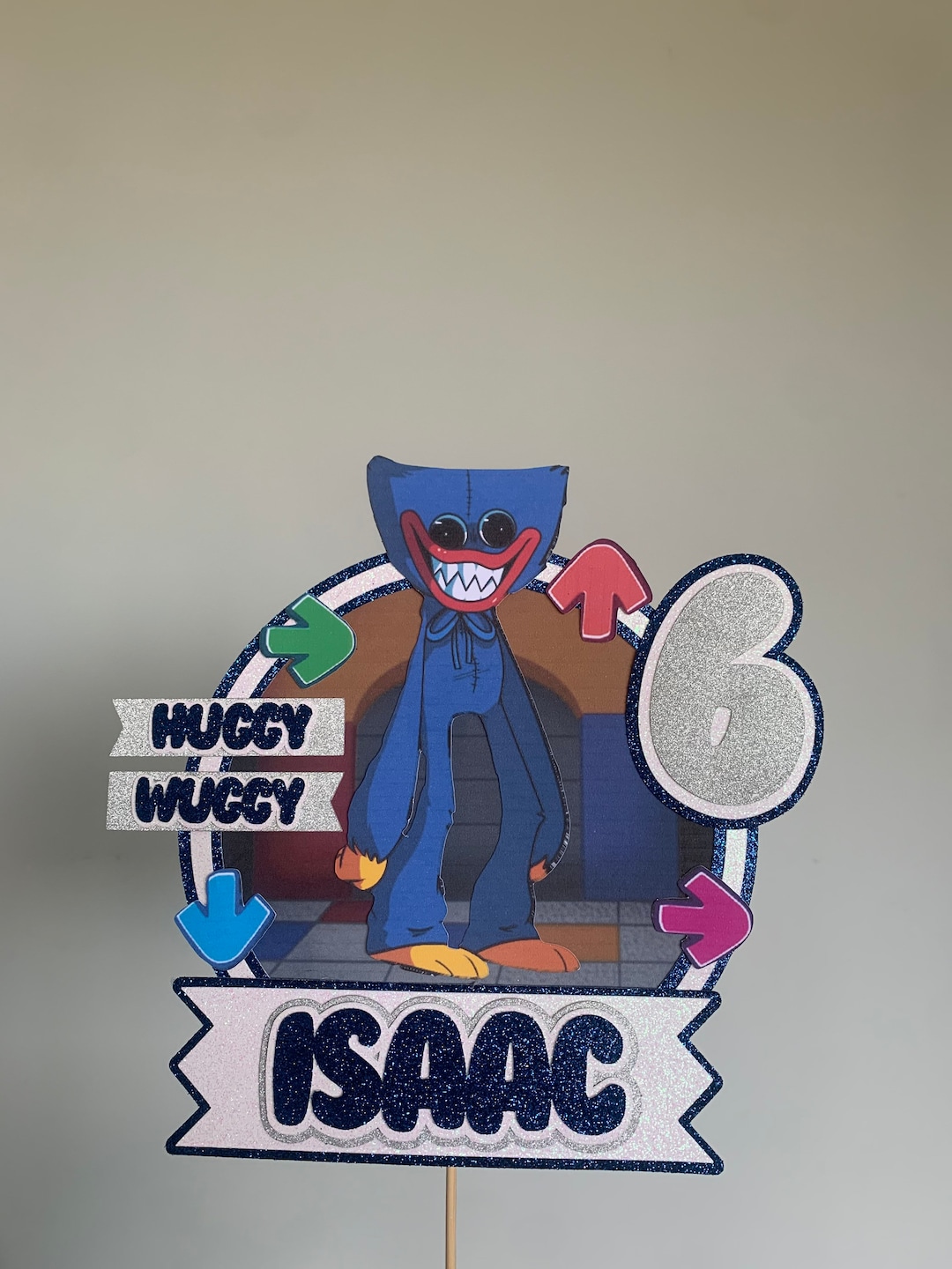 Huggy Wuggy Cake Topper - Etsy