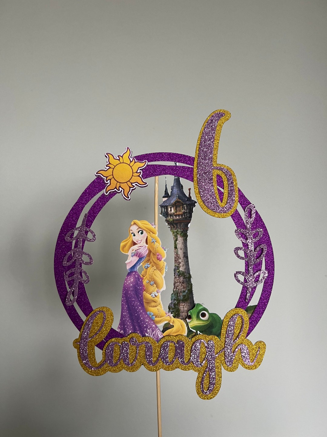 Tangled Inspired Cake Topper - Etsy