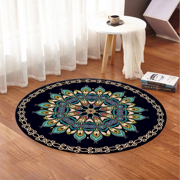 Mandala Rug - Etsy