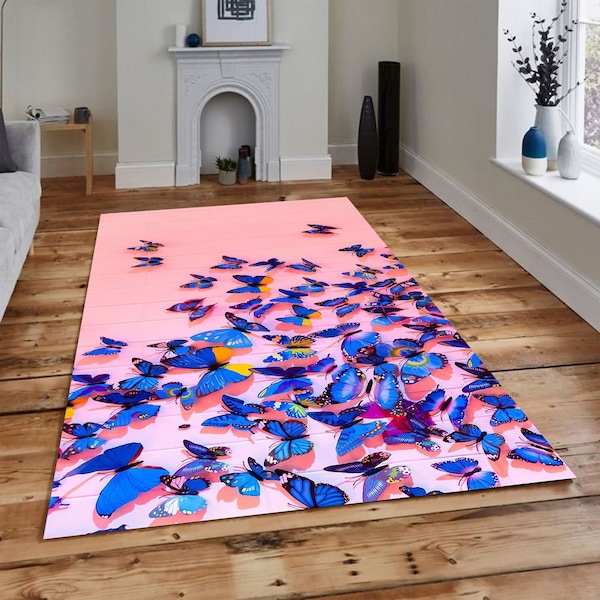 Butterfly Rug - Etsy