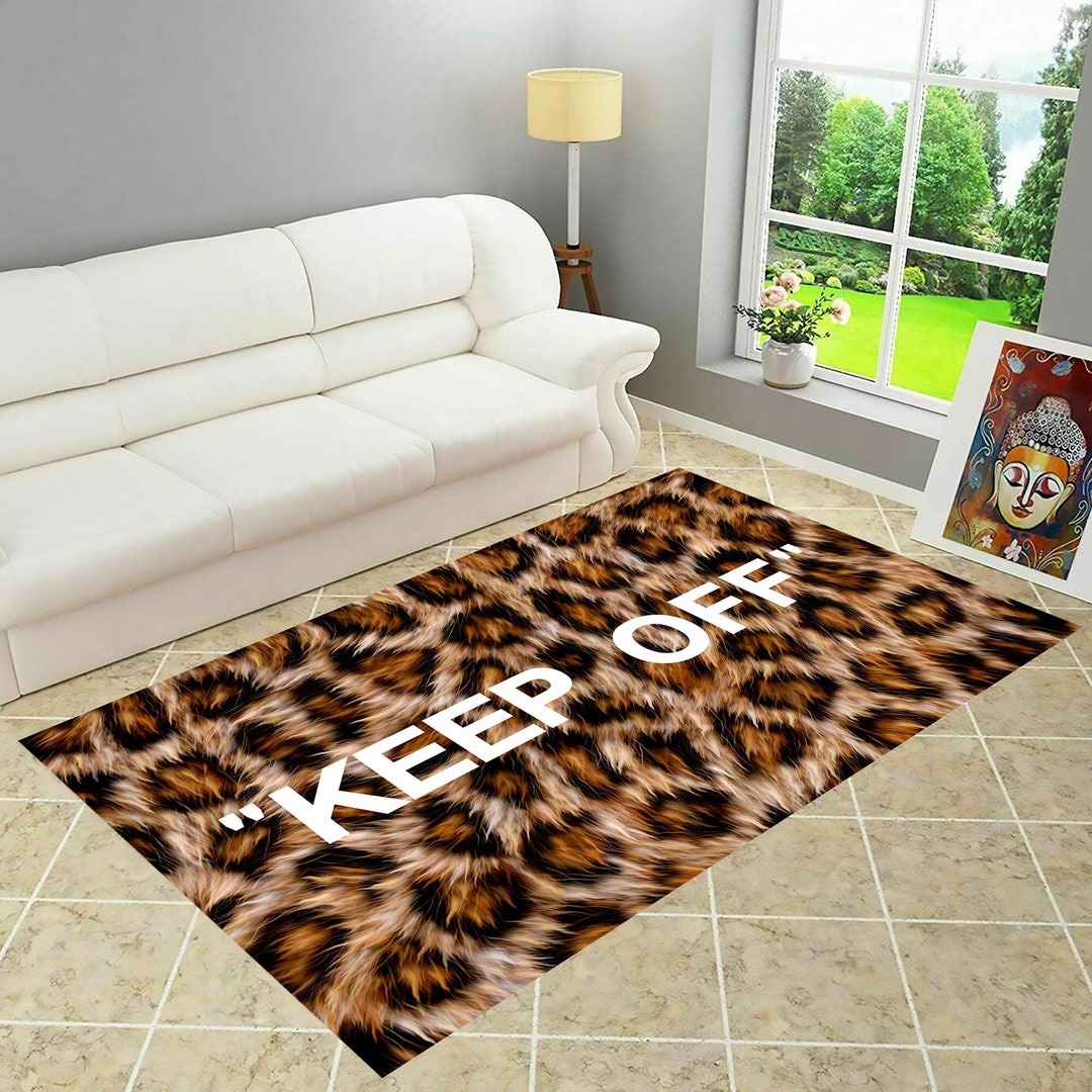 Tiger Skin Pattern, Keep off Rug, Keep off Patterned Rug, Living Room ...