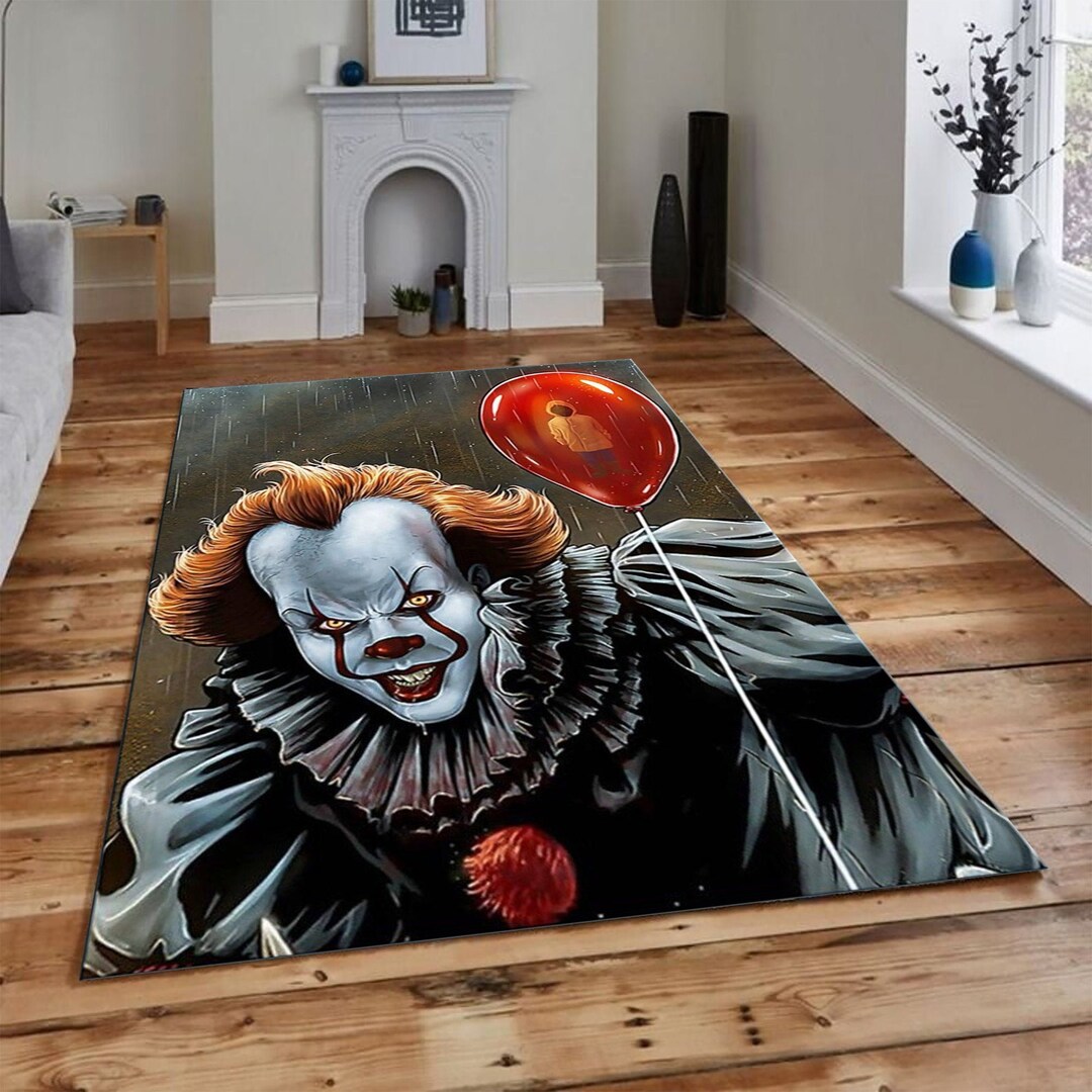 Horror Movie,pennywise Rug,decor Rug,area Rug,horror Movie Carpet ...