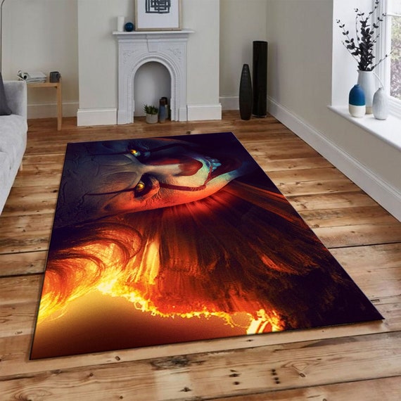 Pennywise Rug Horror Movie Area Rug Horror Movie Carpet - Etsy