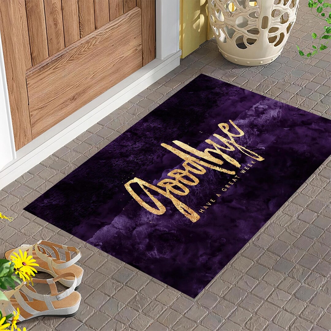 Goodbye Decor Mat, Welcome Mat, Special Design, Home Gift, Front Mat ...
