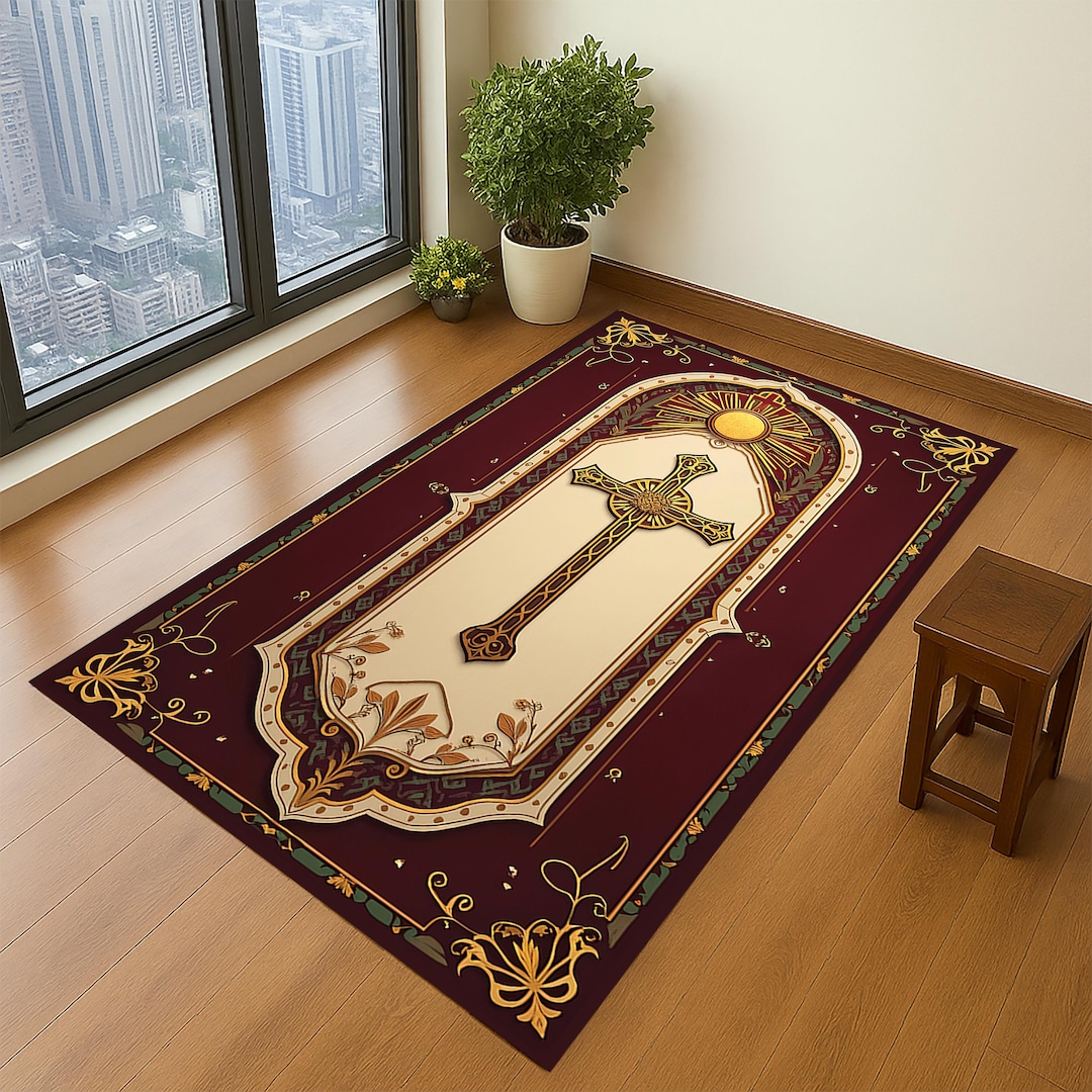 Customized Christian Mat,christian Prayer Rug,christian Meditation Mat ...
