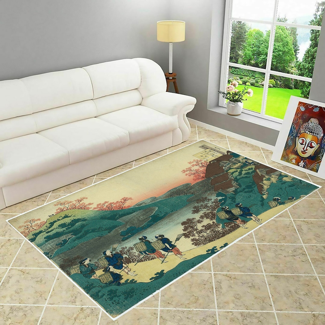 Japanese Rug, Designer Rug, Japan Area Rug, Themed Carpet,home Decor ...