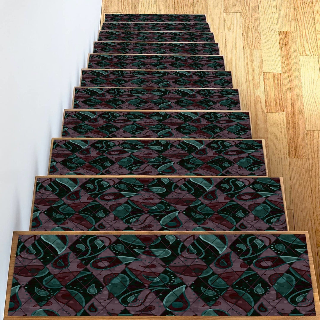 Ethnic Pattern,modern Stair Runner,stair Rugs,stair Treads,non-slip ...