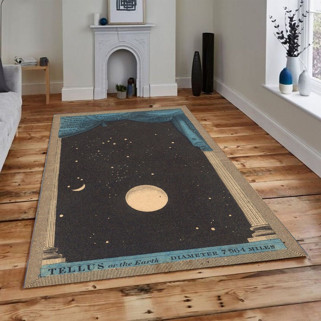 Map Decor, Map Rug, Map Pattern, Living Room Rug, Area Rug, Gift for ...