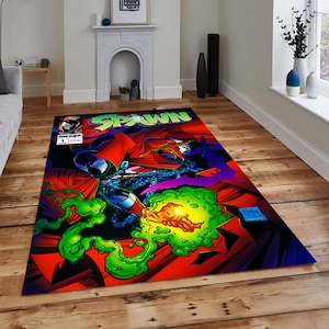 Spawn Rug,comics Rug,cool Rug,boys Room Rug,room Rug,gift for Him,kids ...