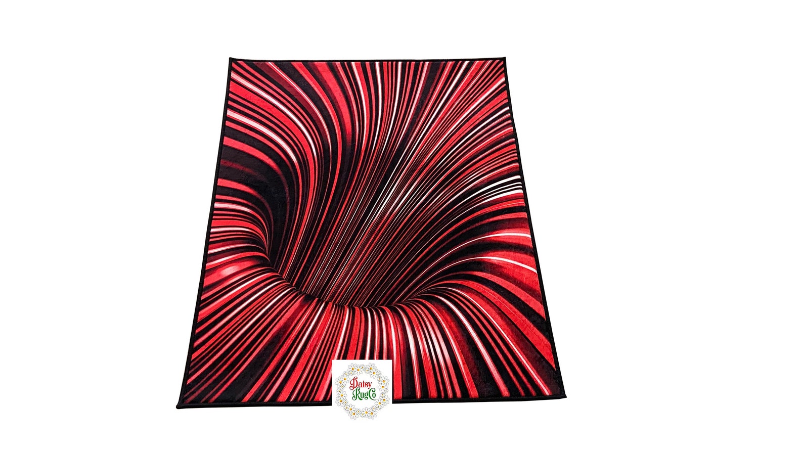 Illusion Vortex Rug: Modern Home Decor, Non-slip Area Rug - Etsy