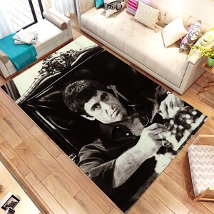 Scarface Rug , Living Room Rugs, Personalized Rug, Room Print Carpet ...