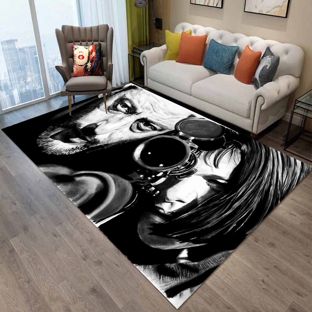 Matilda Leon Rug, Leon and Matilda Rug, Area Rug, Themed Rug, Gift for ...