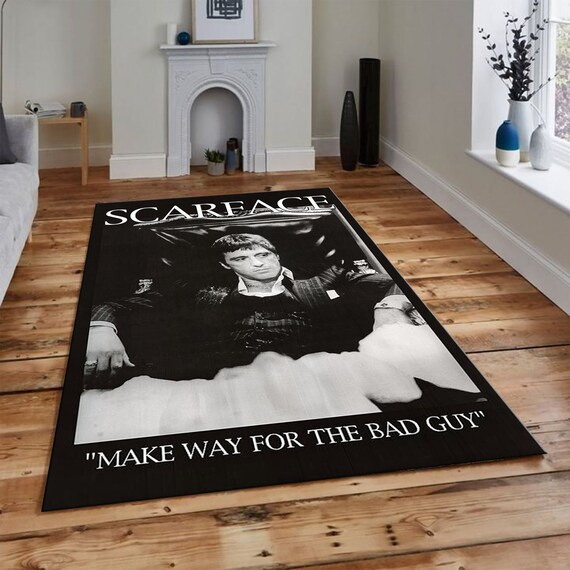 Scar Carpet Living Room Rugs Personalized Rug Room Print - Etsy