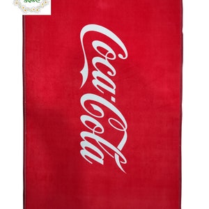 Coca Cola Rug , Coke, Custom Rug, Coca Cola Decor, Coke Rug, Well Come ...