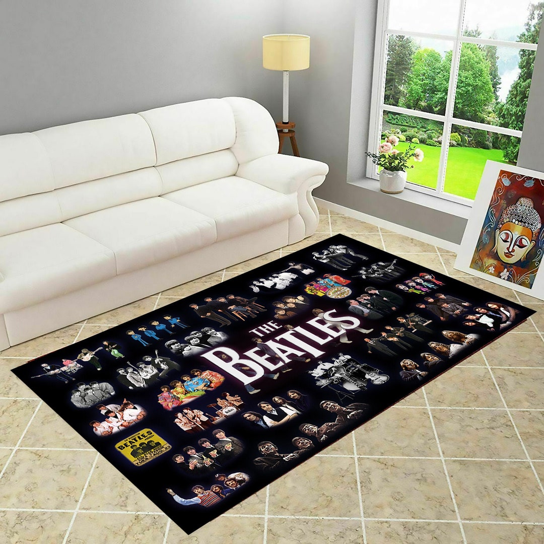 The Beatles Rug,beatles Decor,gift for Him,area Rug,gift for Her,modern ...