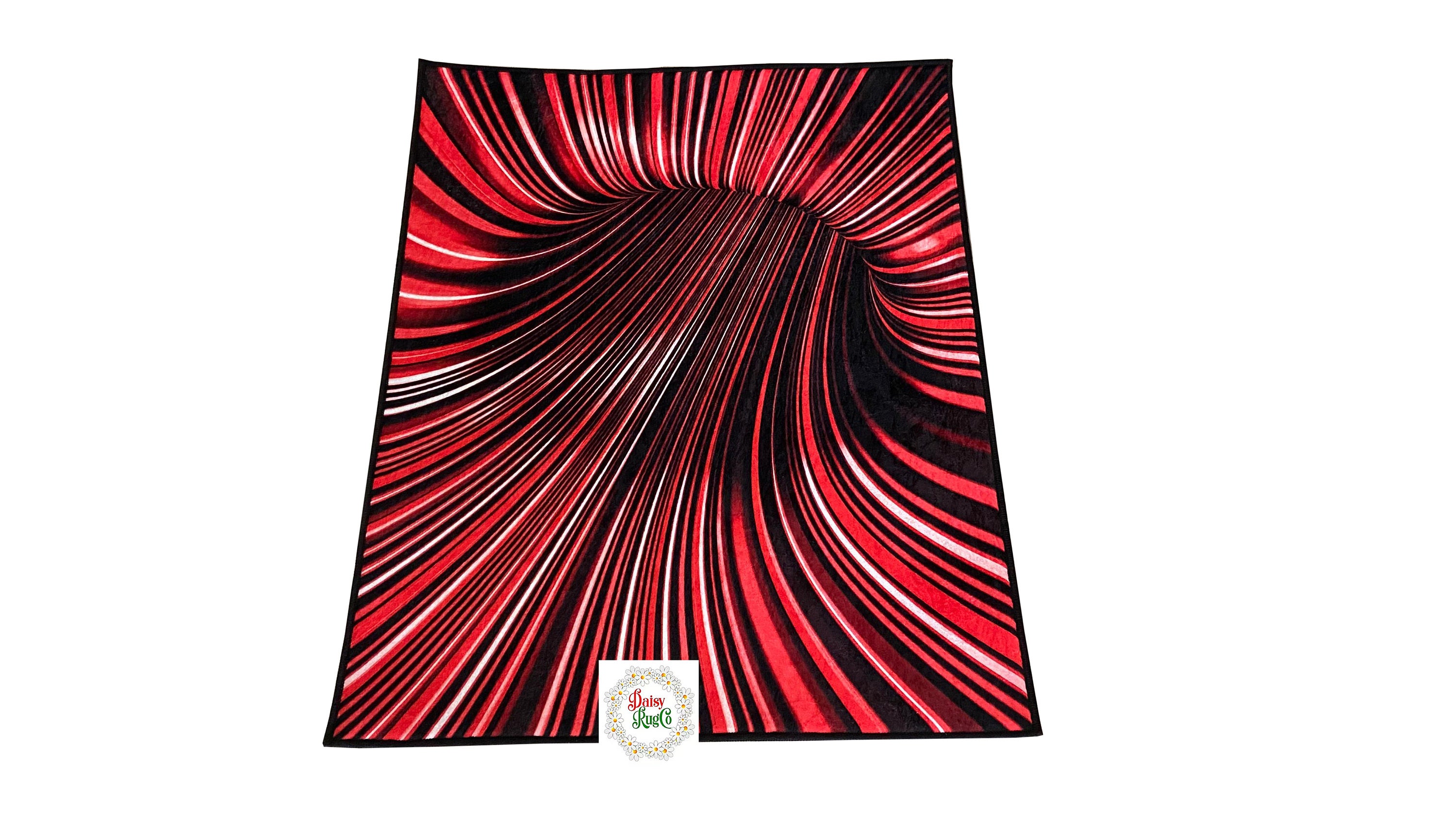 Vortex Rug, Vortex Spiral Carpet, Trippy Optical Illusion Area Rug ...