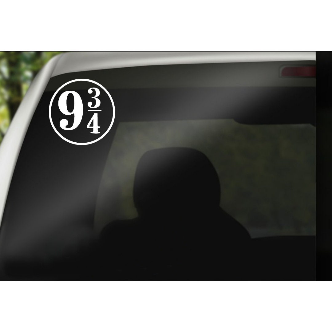 Nine and Three-quarters Decal - Etsy