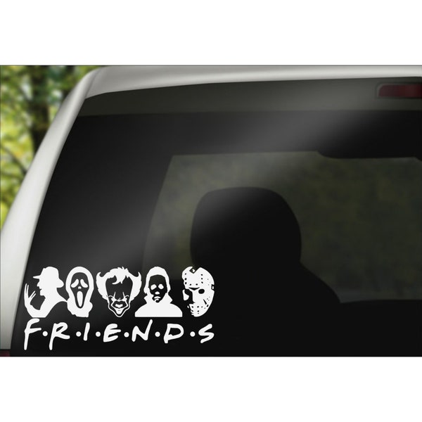Horror Character Window Decal - Etsy