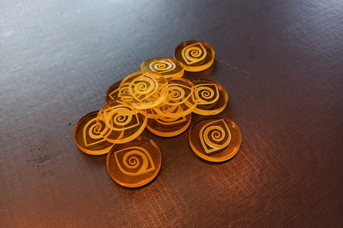 Eldritch Horror Mountains of Madness Acrylic Focus Token - Etsy