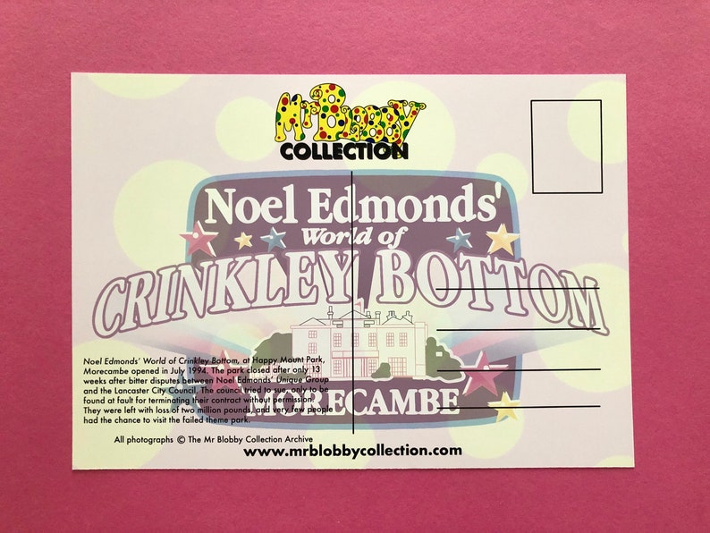 Noel Edmonds World of Crinkley Bottom Theme Park Morecambe - Etsy