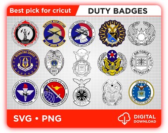 Security Forces Badge Svg - Etsy
