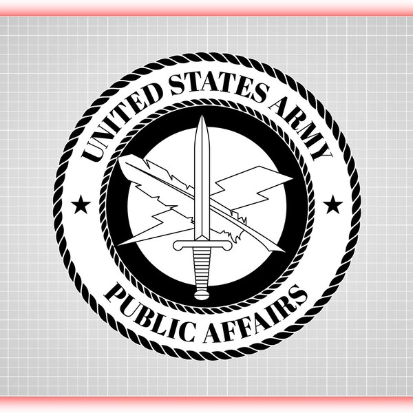 Public Affairs Insignia Svg - Etsy Australia