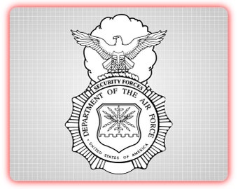 Security Forces Badge Svg - Etsy