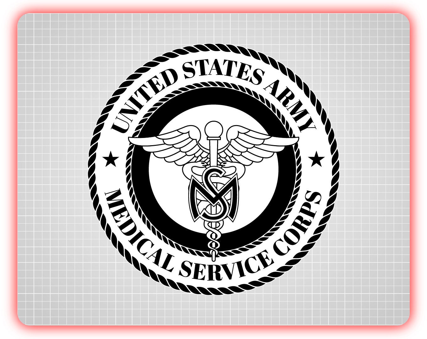 Medical Service Corps MOS Military SVG Army Logo Png US - Etsy