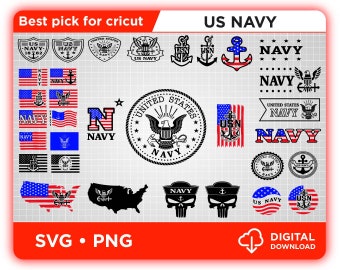 United States Navy Svg | Etsy