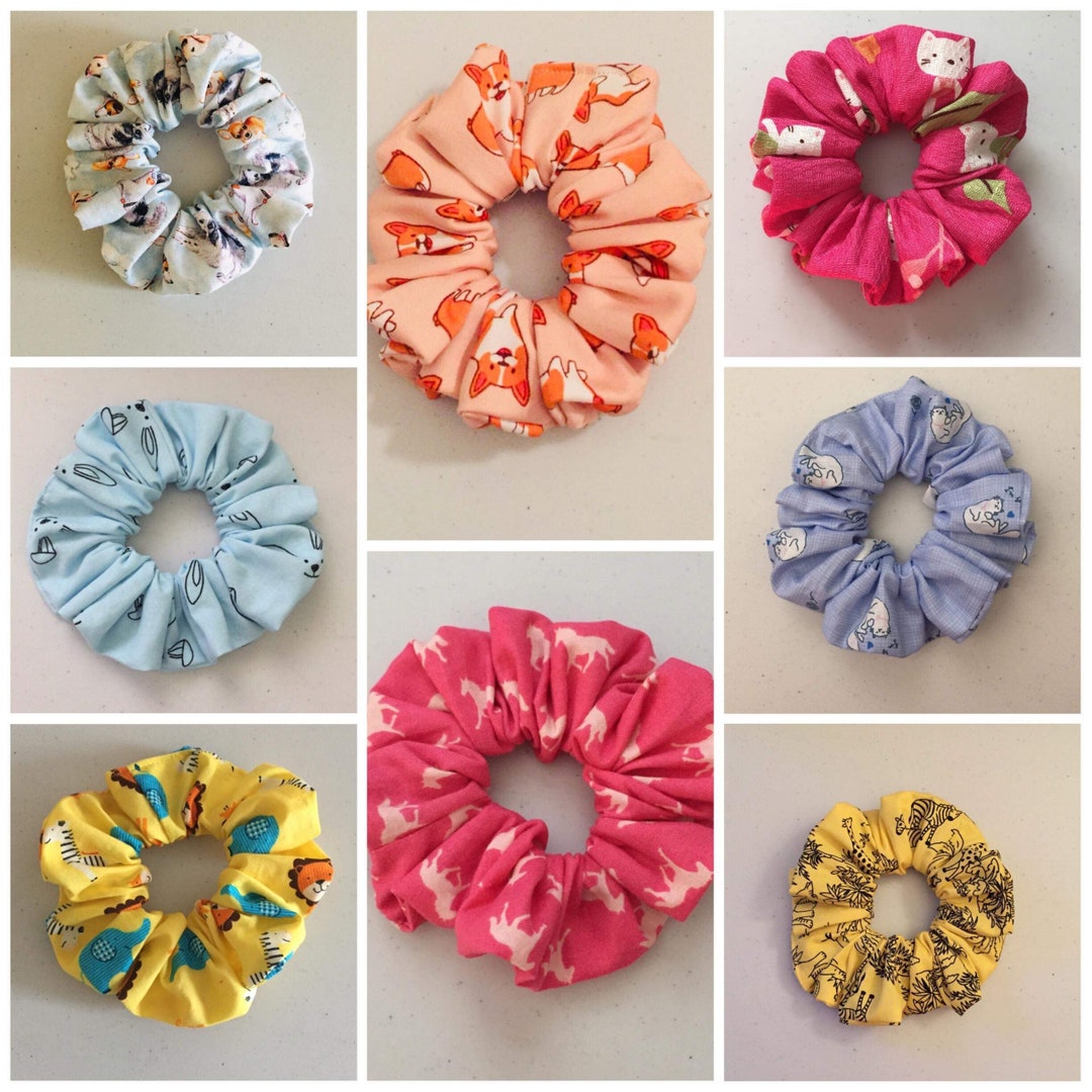 Scrunchies, Animal Print Scrunchie | Kids Scrunchie| Hair Elastic ...