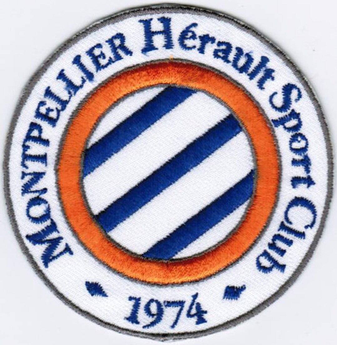 Montpellier HSC France Football Soccer Badge Iron on Embroidered Patch ...