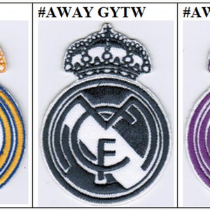 Real Madrid Club De Futbol Spain Football Soccer Badge Iron on ...