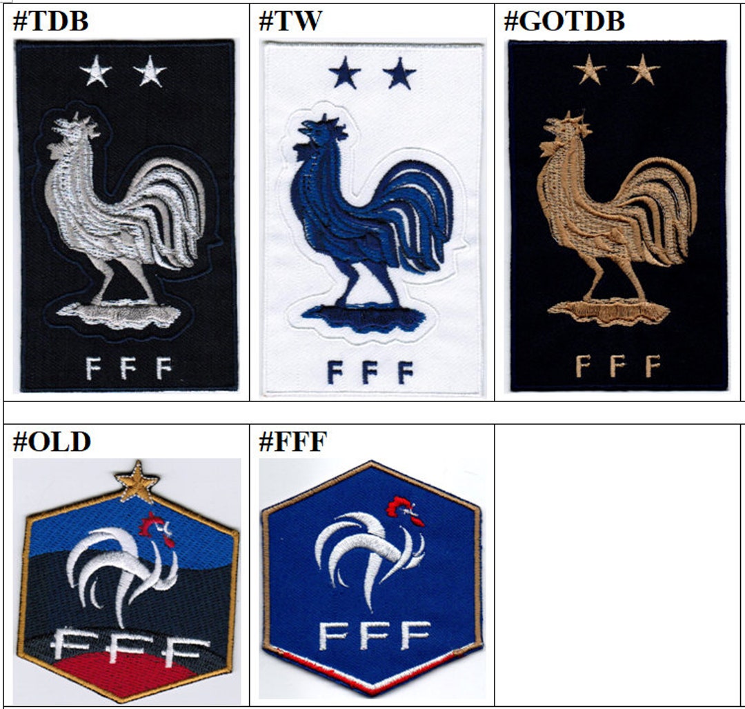 France National Football Team French Federation FFF Soccer Badge Iron ...