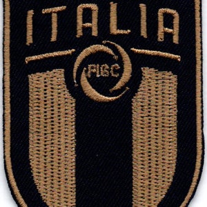 Italy National Football Team Soccer Badge Iron on Embroidered Patch - Etsy