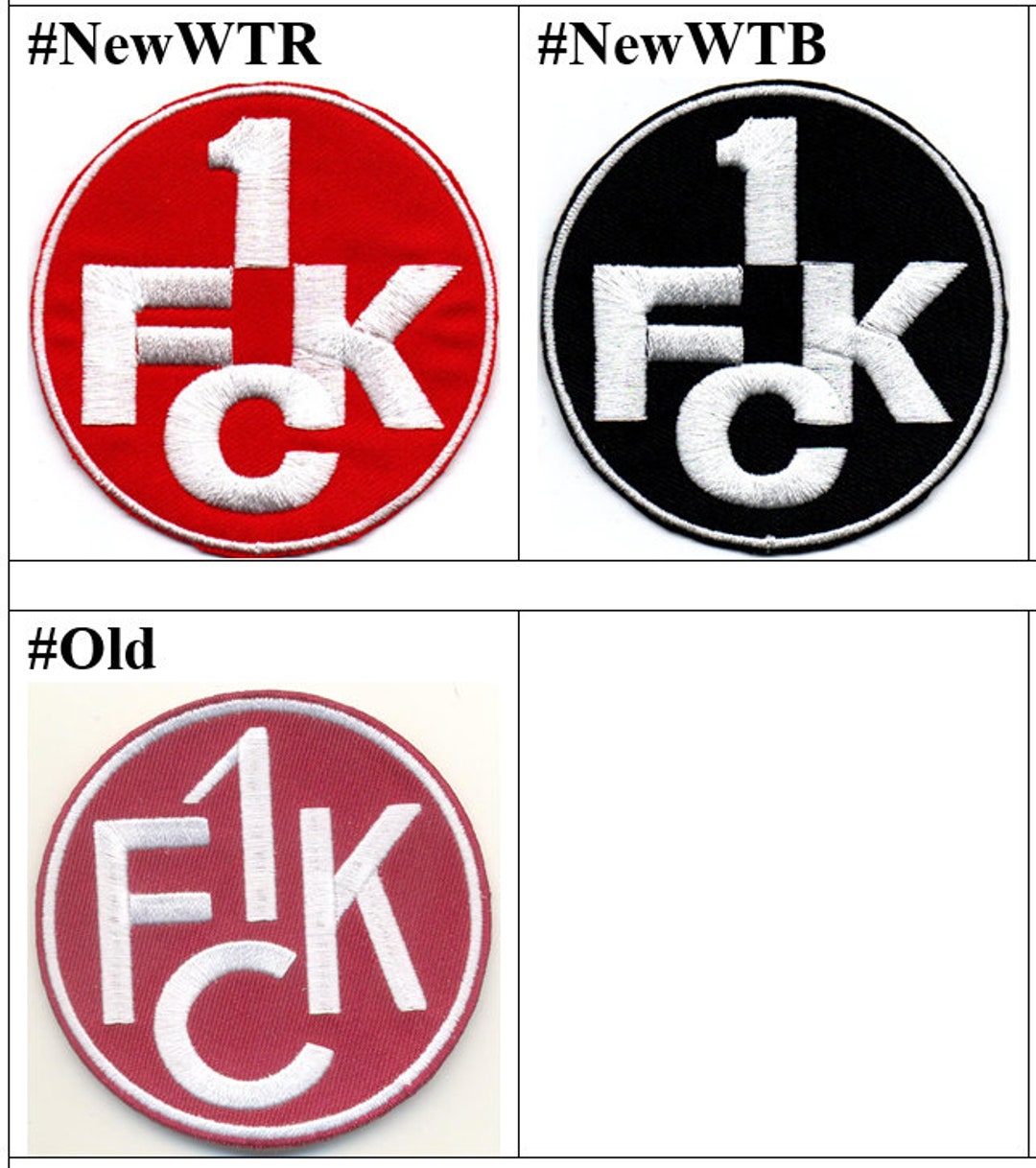 FC Kaiserslautern German Germany Football Soccer Badge Iron on ...