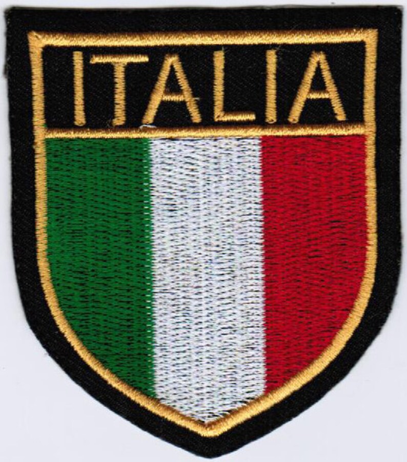Italy National Football Team Soccer Badge Iron on Embroidered Patch - Etsy