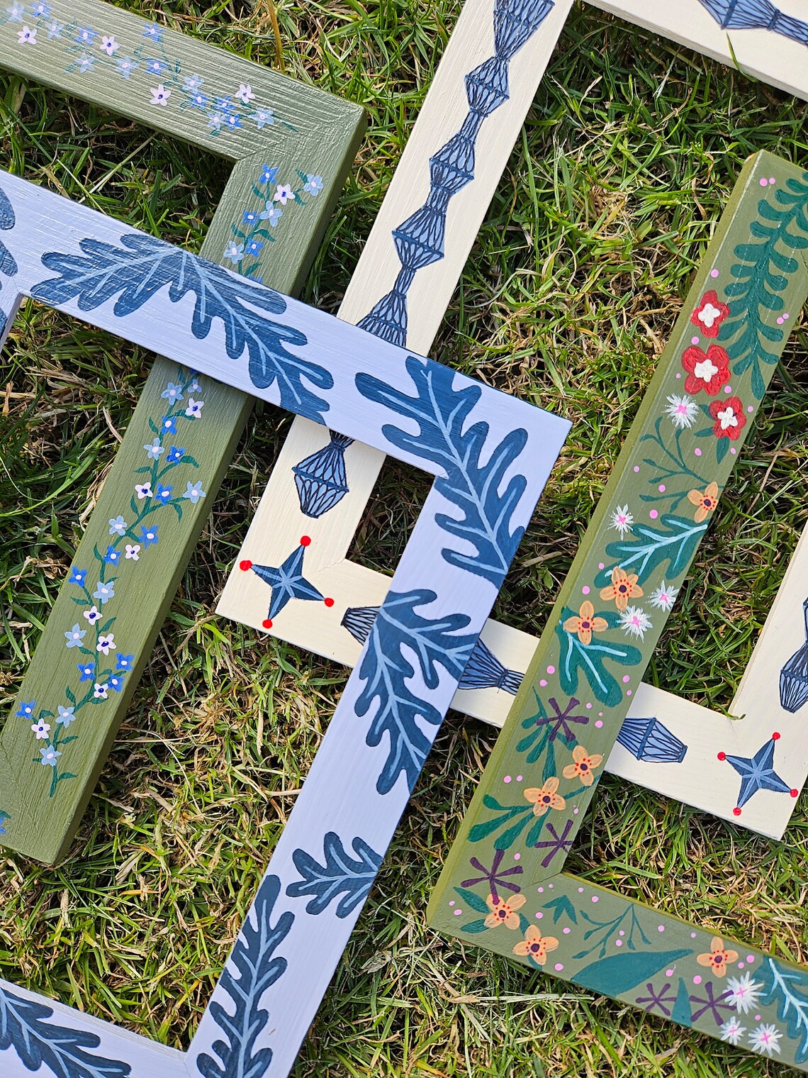 6 X 4 Unique Hand Painted Picture Frames - Etsy UK
